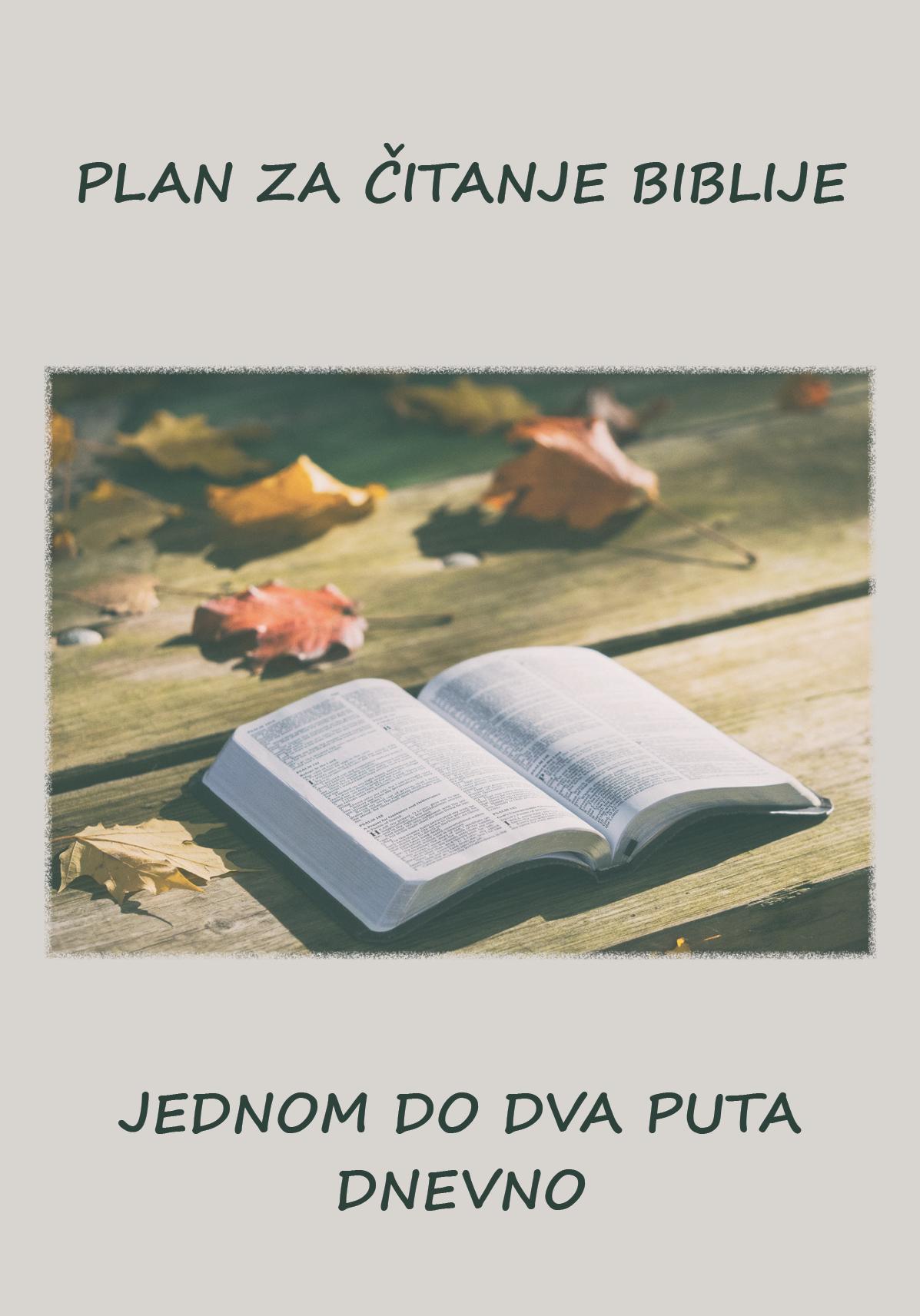 Plan za čitanje Biblije